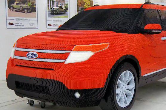 Reklamowy Ford Explorer zbudowany z klocków Lego - Press.pl - najnowsze ...