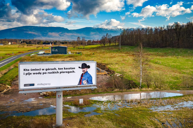 HRejterzy Na Billboardach Walcz Ze mieciami W G rach Press pl